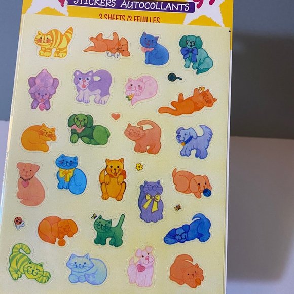 Hallmark | Other | Vintage Hallmark Ambassador Dog Cat Stickers | Poshmark